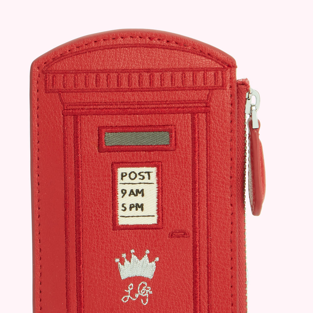 Red Lulu Mail Postbox Purse | Lulu Guinness