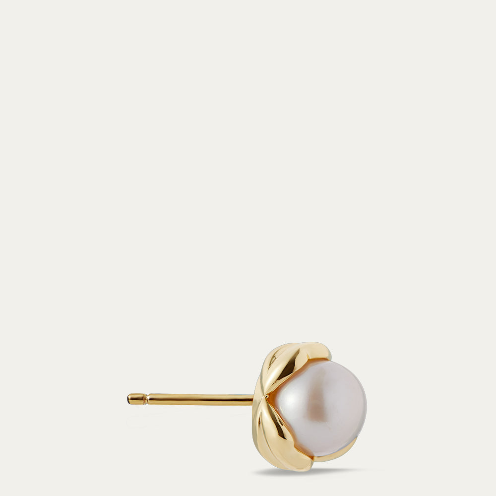 14k Gold Plated Lucia Lip Stud Earrings | Lulu Guinness