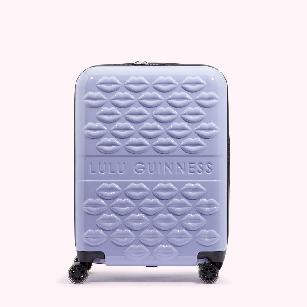 Hydrangea Lips Cabin Spinner Case | Designer Luggage