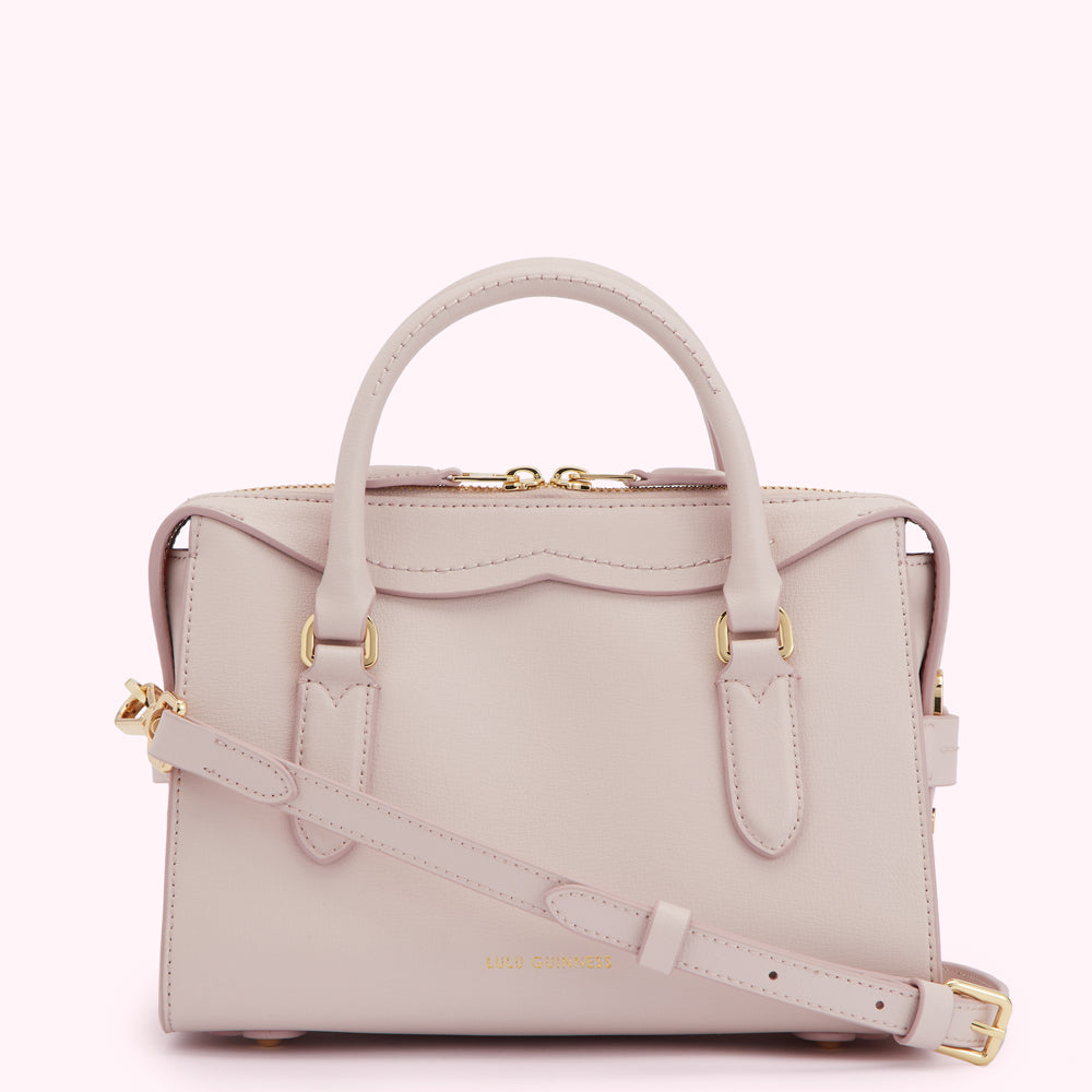 Blush Leather Small Dylan Leather Handbag | Lulu Guinness