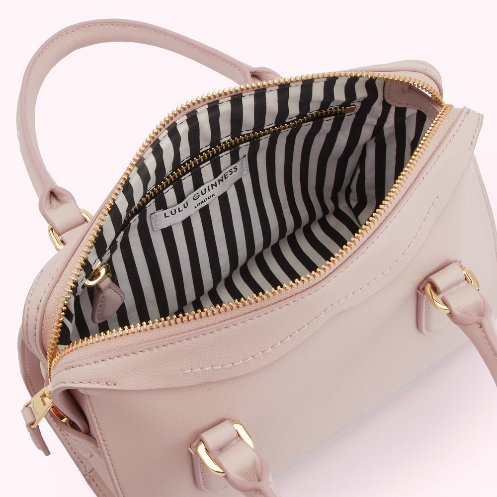 Blush Leather Small Dylan Leather Handbag | Lulu Guinness