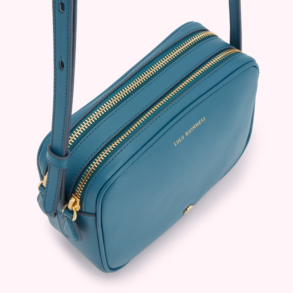 Ink Leather Cole Crossbody Bag | Lulu Guinness