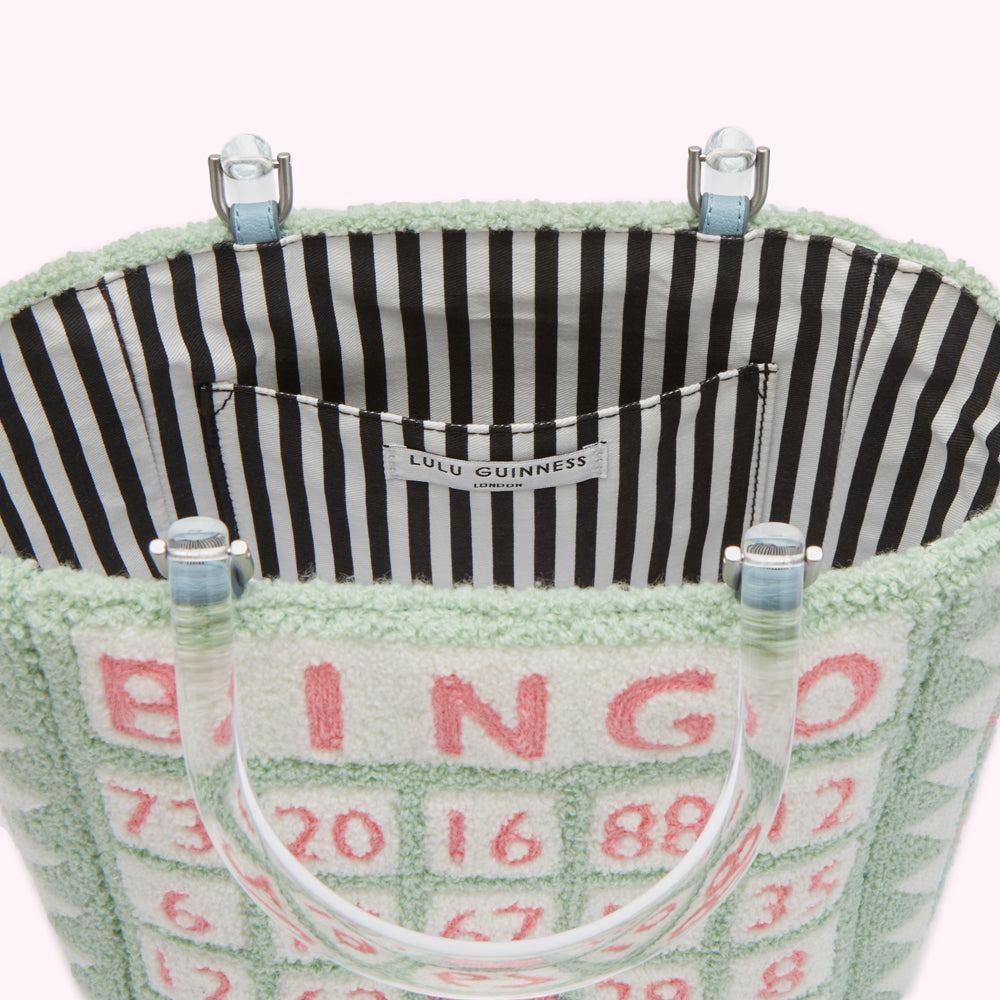 Pistachio Bingo Bibi Tote Bag | Designer Handbags